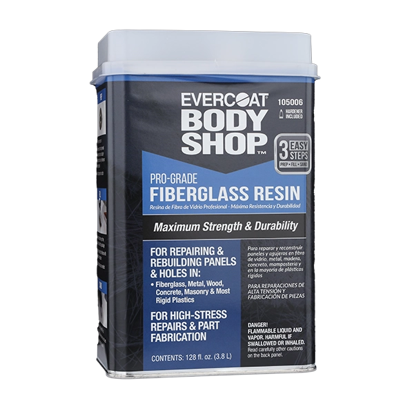 105006 - Pro-Grade Fiberglass Resin 128oz - ITW Evercoat Bodyshop Spanish