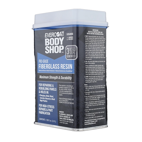 105006 - Pro-Grade Fiberglass Resin 128oz - ITW Evercoat Bodyshop Spanish